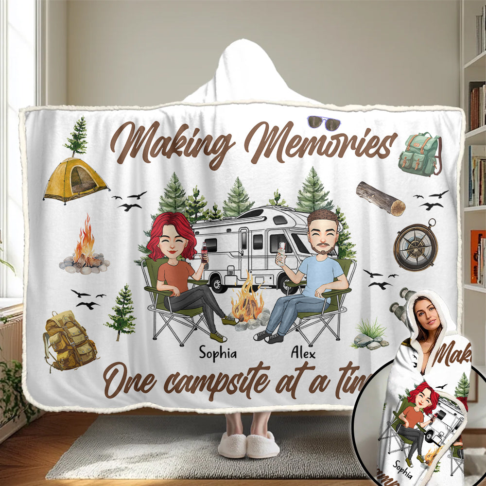 Making Memories - One Campsite At A Time - Personalized Wearable Blank ...