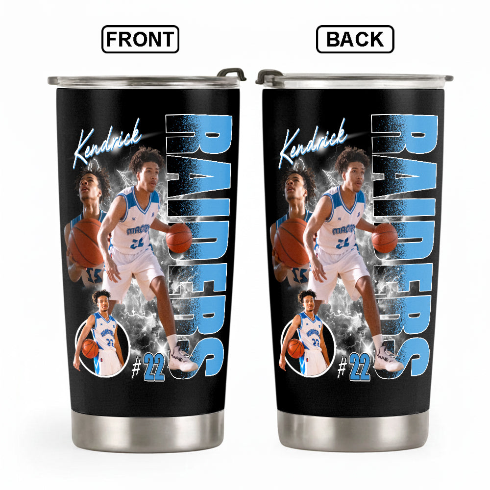 Custom Photo Basketball Player Tumbler- Personalized Team Name School ...