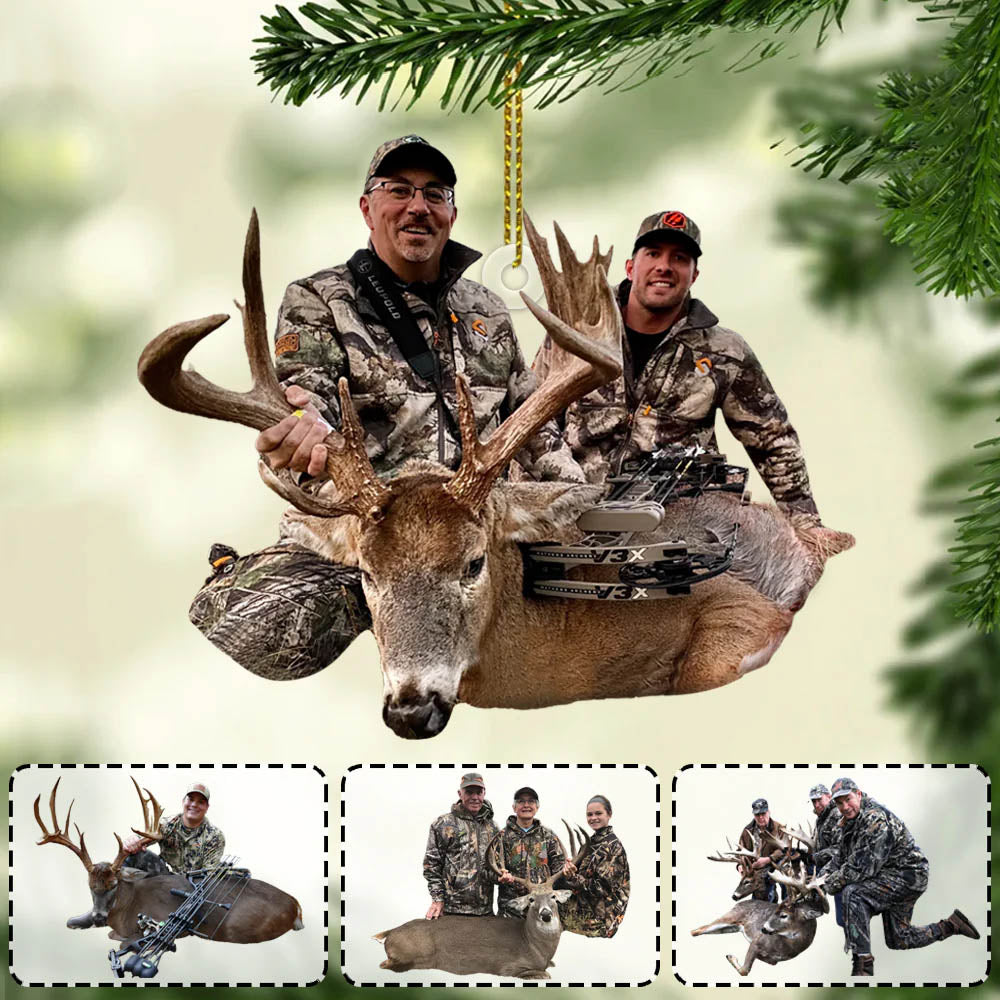 Happy Hunting Moment Bowhunting Christmas Ornament - Personalized Orna ...