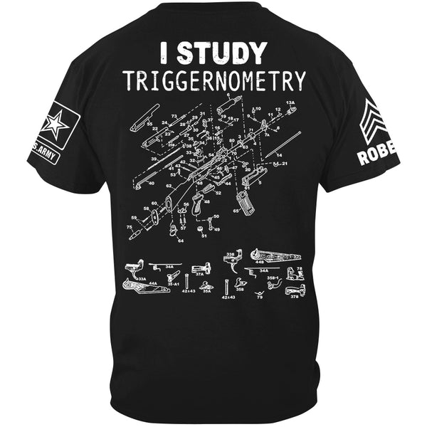 AK-47 Schematic I Study Triggernometry Custom Shirt For Veteran H2511 ...