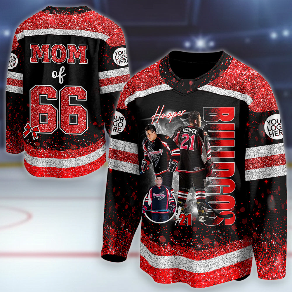 Custom Photo Ice Hockey Jersey For Ice Hockey Lovers - Personalized Ic ...
