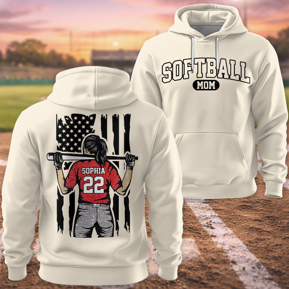 Softball Mom - I Will Always Be Your Biggest Fan - Personalized Shirt ...