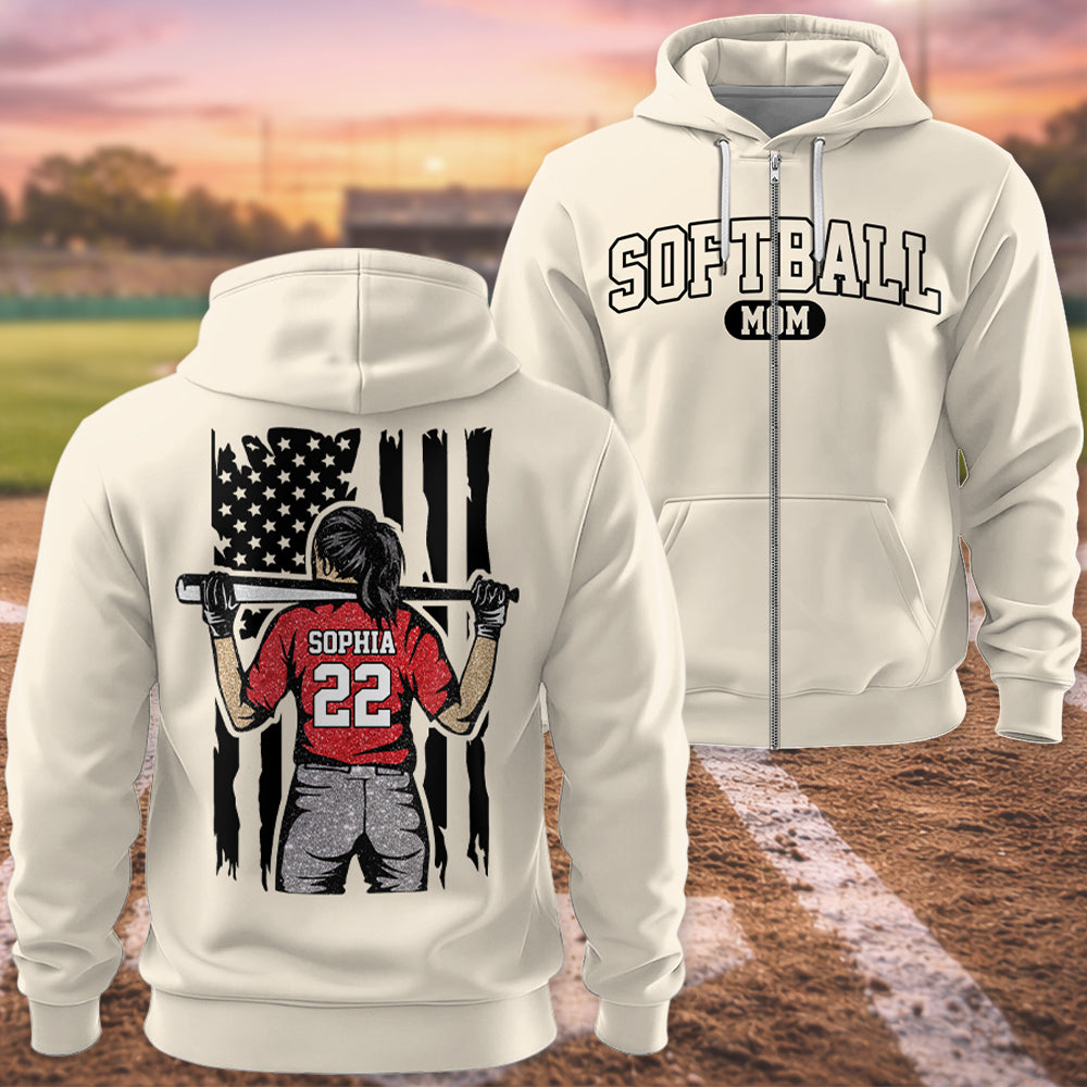 Softball Mom - I Will Always Be Your Biggest Fan - Personalized Shirt ...