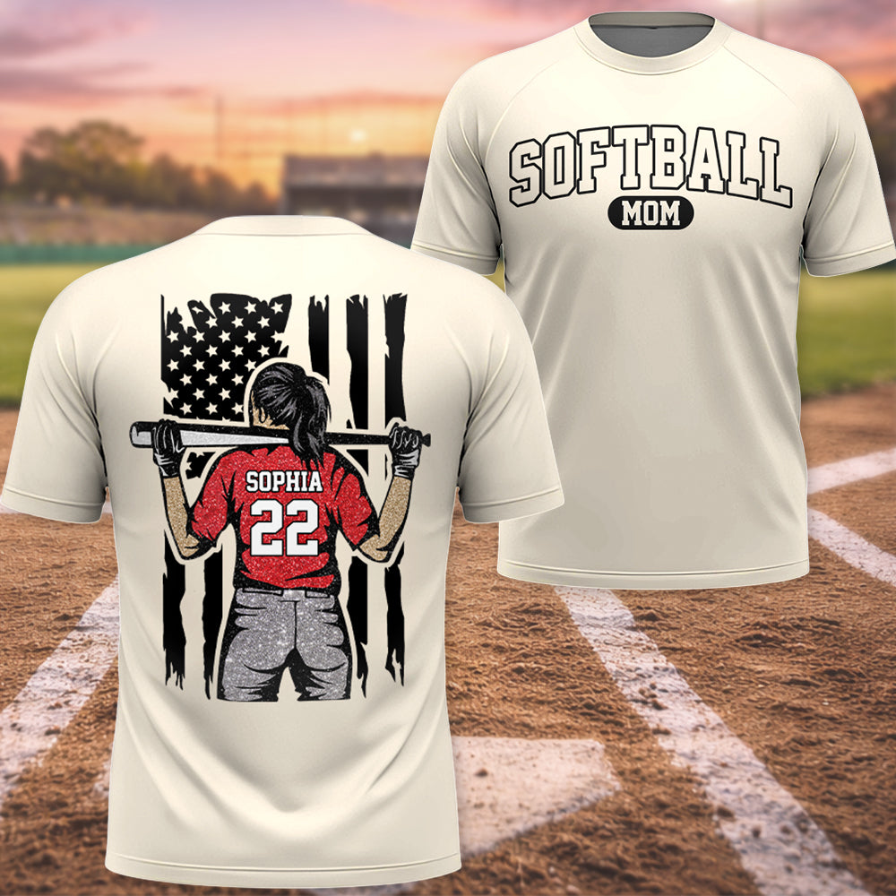 Softball Mom - I Will Always Be Your Biggest Fan - Personalized Shirt ...