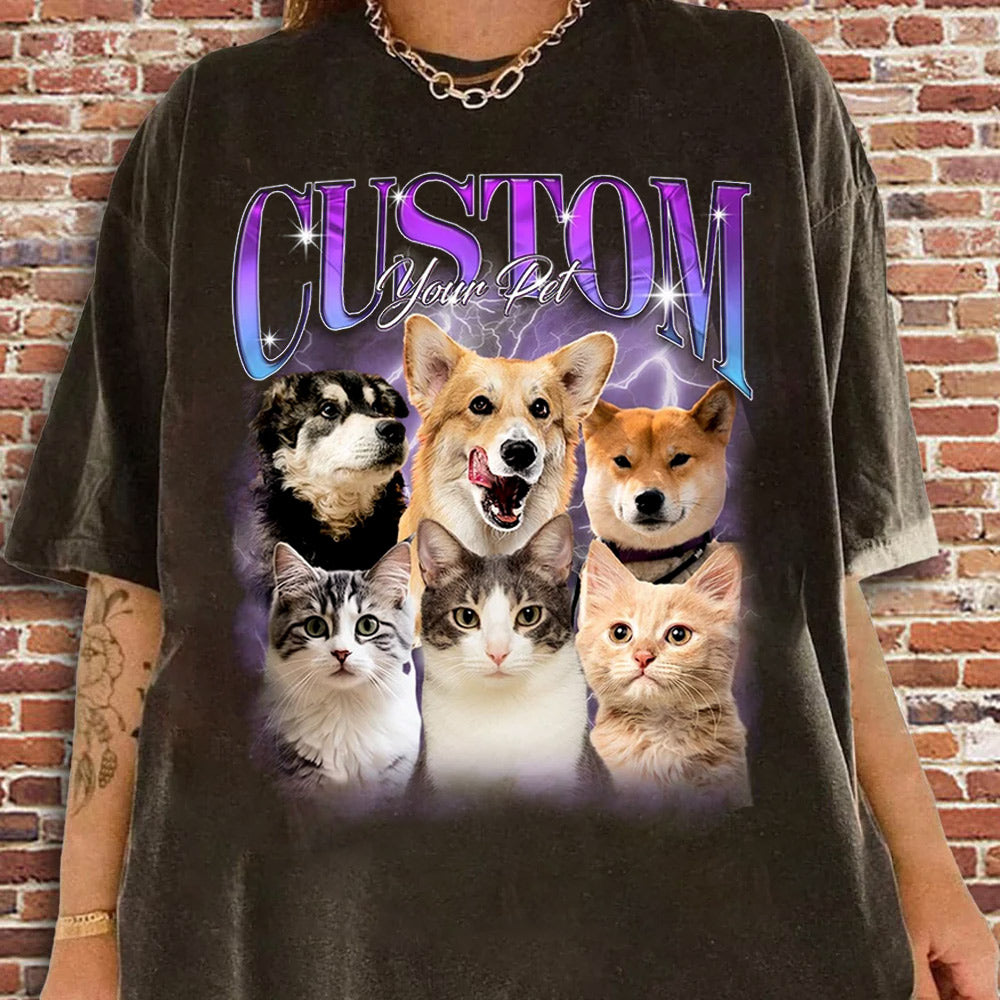 Custom Bootleg Pet Shirt, Custom Dog Shirt, Personalized with Your Own ...