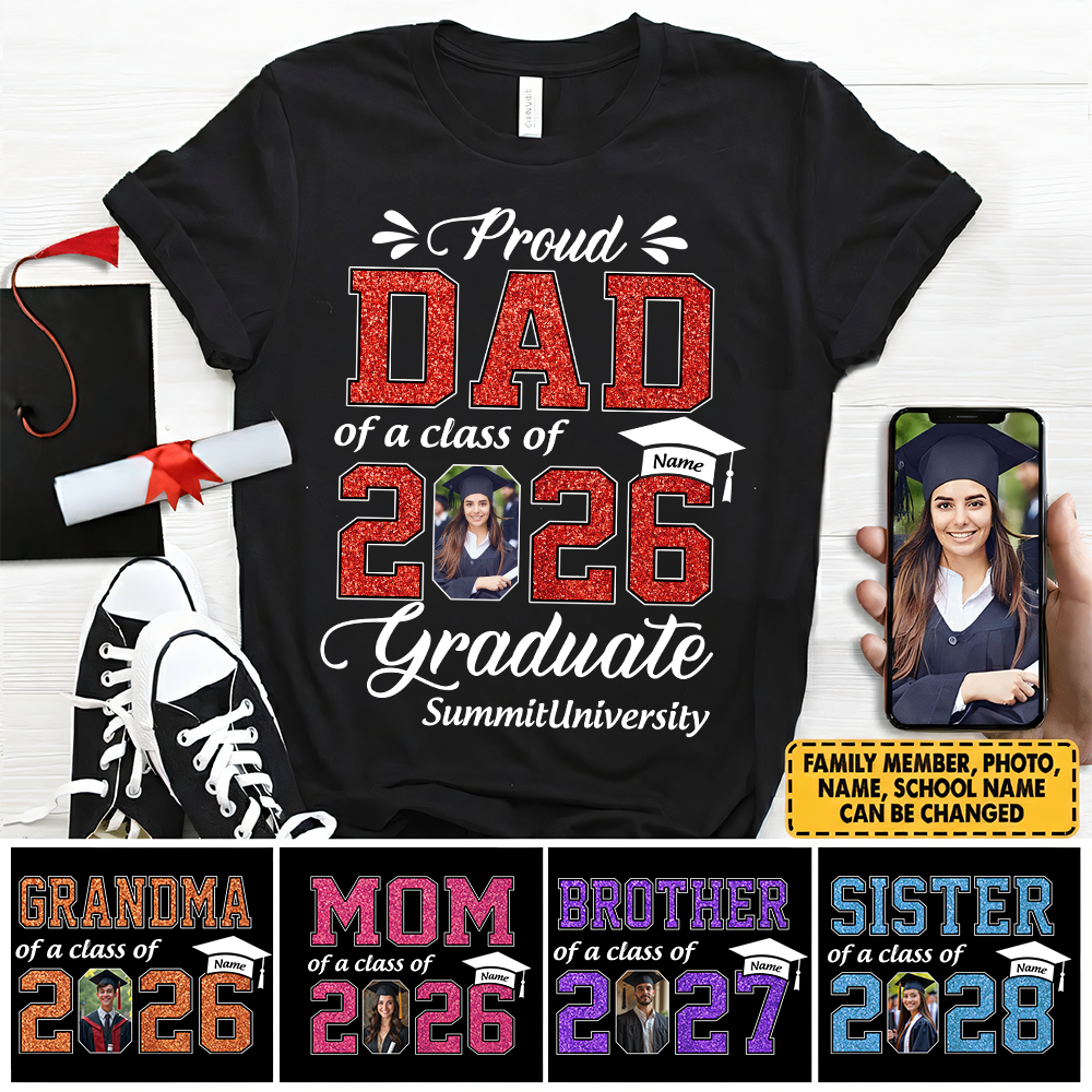 Personalized Graduation Shirts Custom Graduation Shirt Class of 2026 F ...