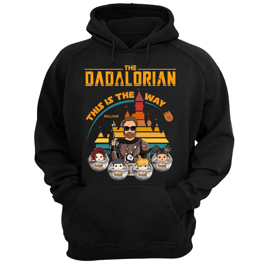 The Dadalorian This Is The Way - Personalized Shirt For Dad Custom ...