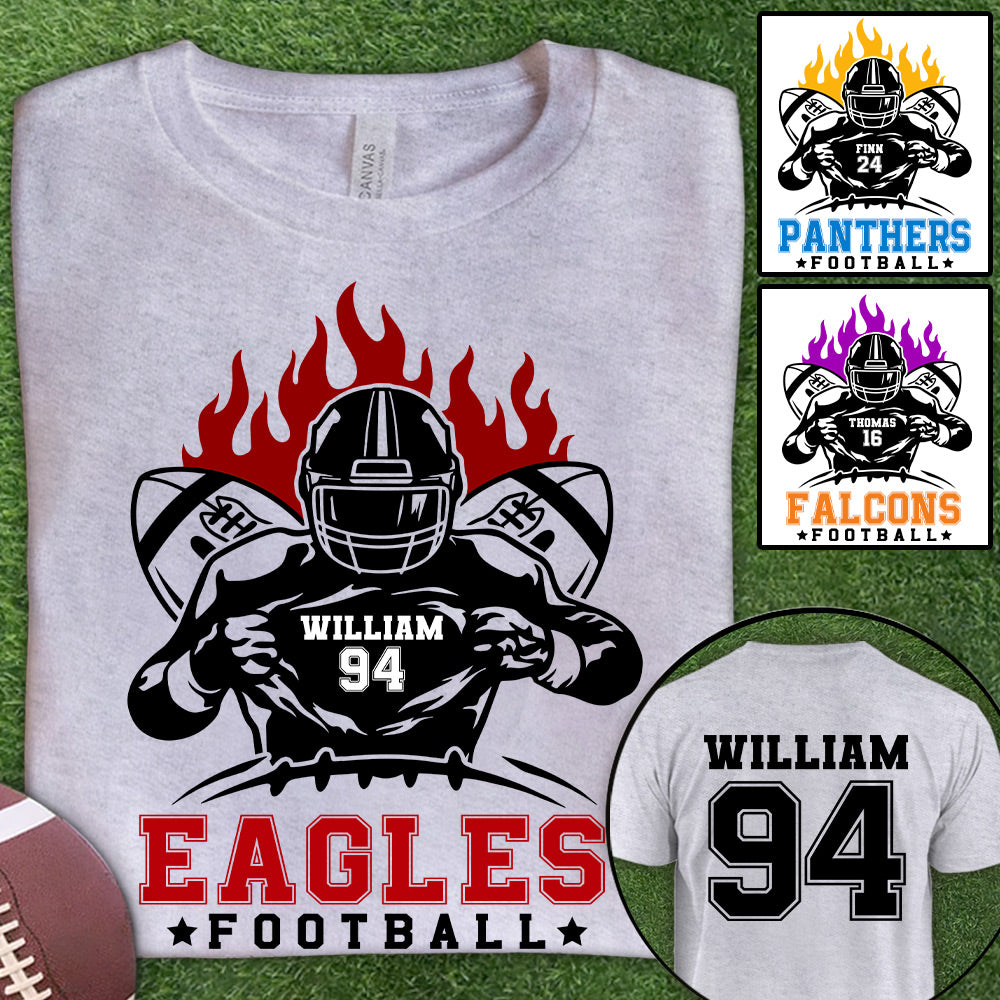 Football Game Days Custom Team Name Personalized Shirt For Football Pl ...