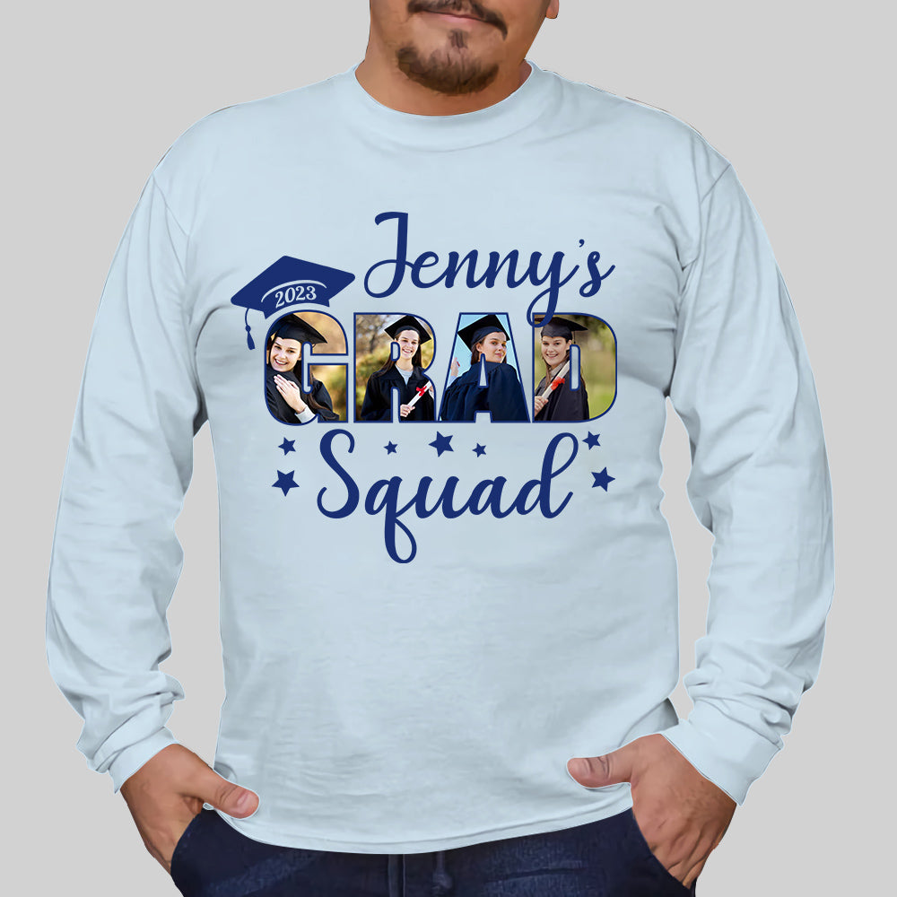 Personalized Grad Squad T-Shirt, Graduation Shirts, Matching Family ...
