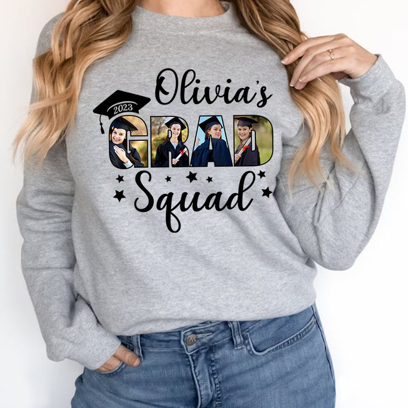 Personalized Grad Squad T-Shirt, Graduation Shirts, Matching Family ...