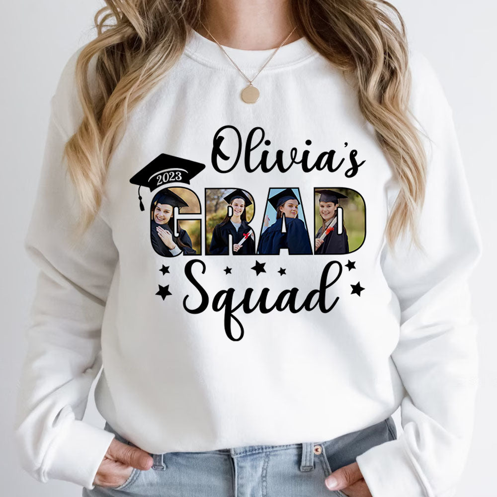 Personalized Grad Squad T-Shirt, Graduation Shirts, Matching Family ...