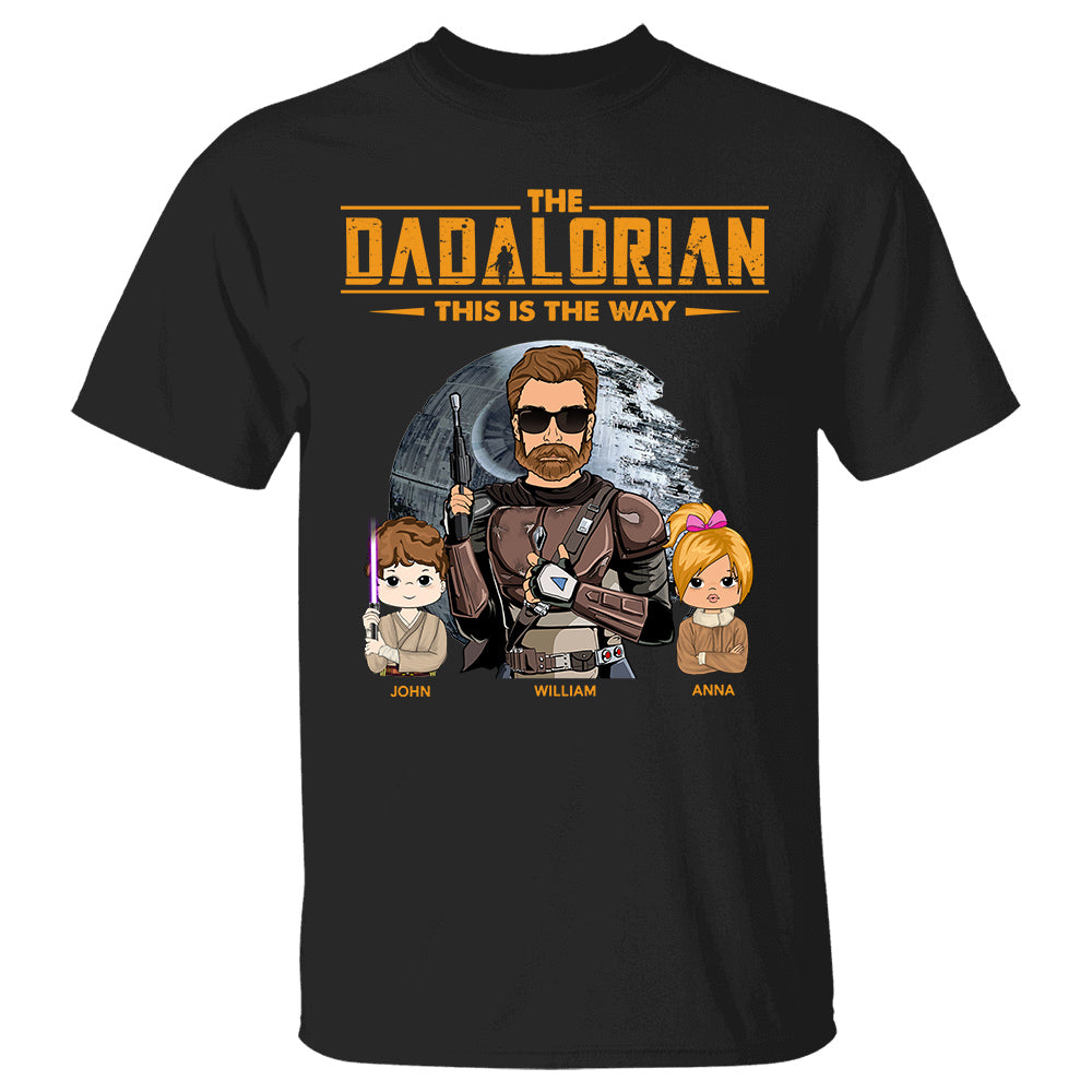The Dadalorian This Is The Way - Custom Shirt For Dad | Interest Pod
