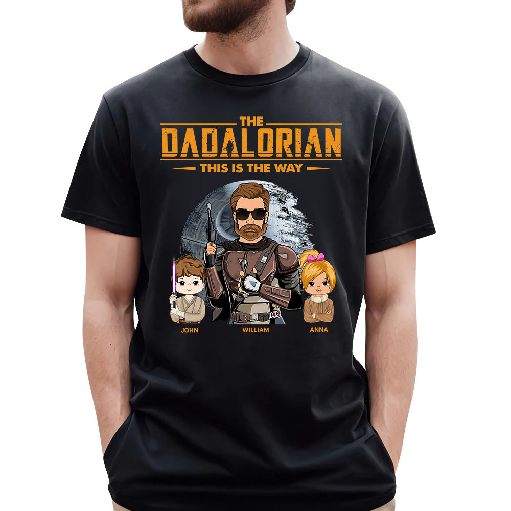 The Dadalorian This Is The Way - Custom Shirt For Dad | Interest Pod